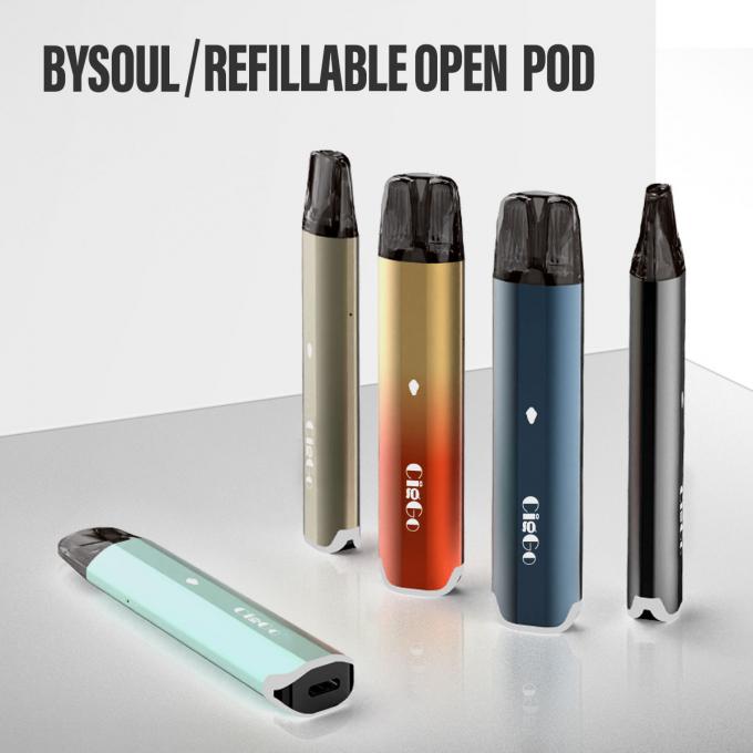 Open System Disposable Pod Vape Refillable Tank Ceramic Heating Coil